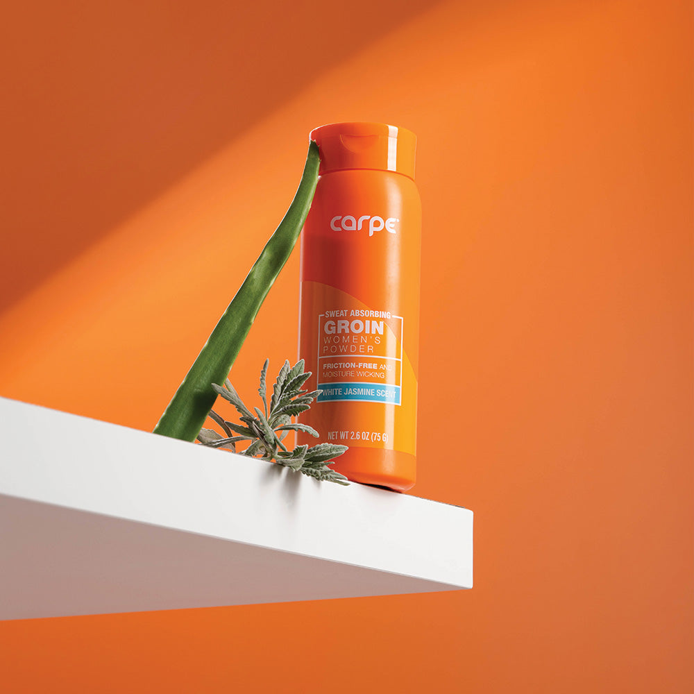 Sweat Absorbing Women's Groin Powder for Excessive Groin Sweat | My Carpe