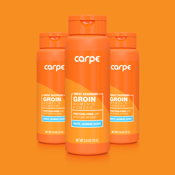 Sweat Absorbing Women's Groin Powder for Excessive Groin Sweat | My Carpe